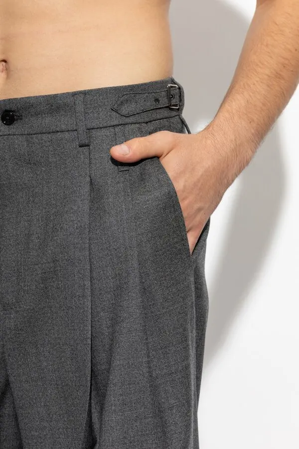 Dolce & Gabbana Tailored Wool Pleated Trousers