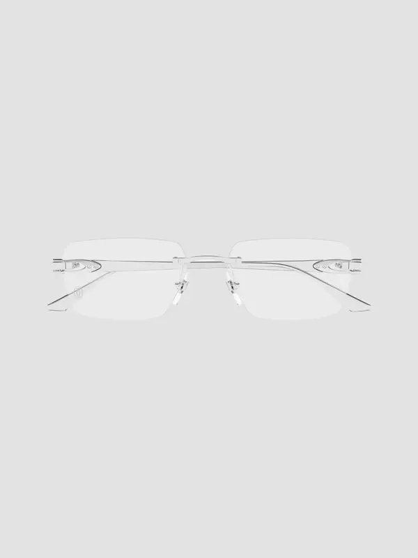 Cartier Motifs De Ct0662o Rimless Rectangular Optical Glasses