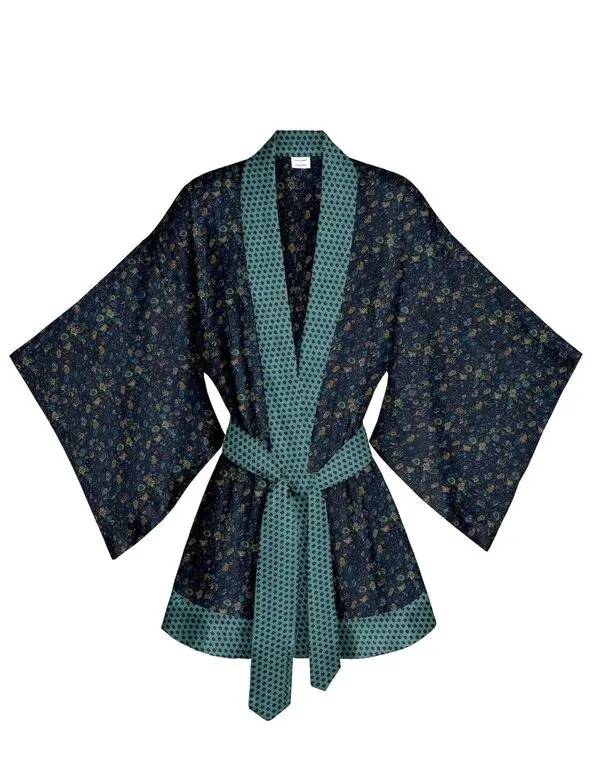 ARTEMIS MUSE One Of A Kind Recyled Sari Kimono Unique Sixty Nine