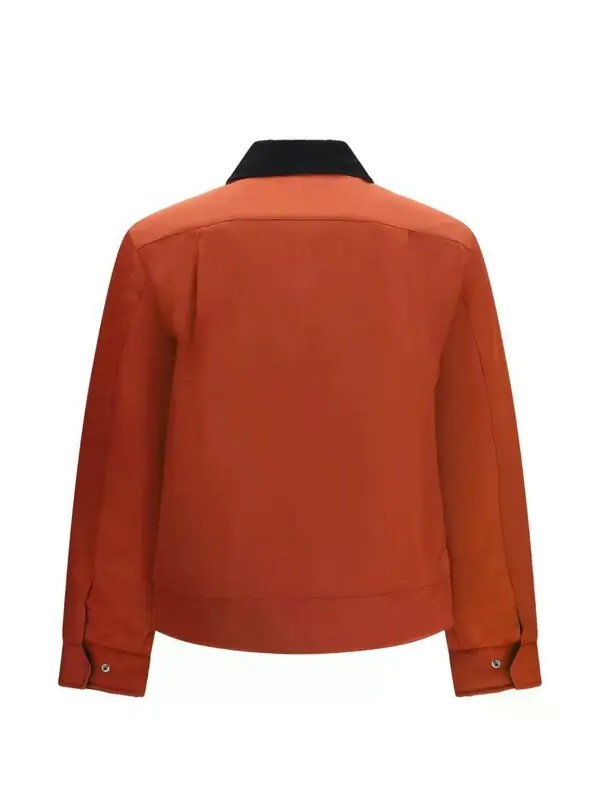 Fred Perry Corduroy-collar Logo-embroidered Military Jacket