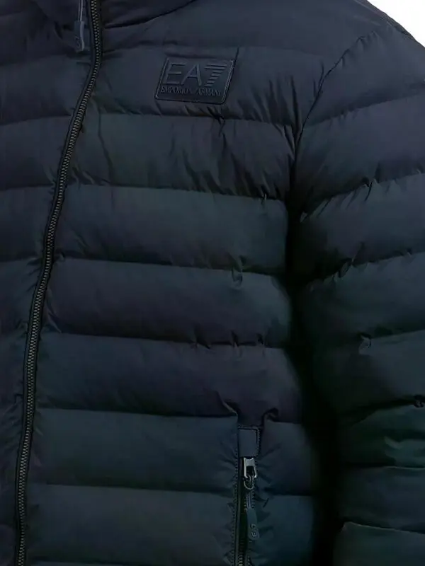 EA7 Hooded Quilted Coat