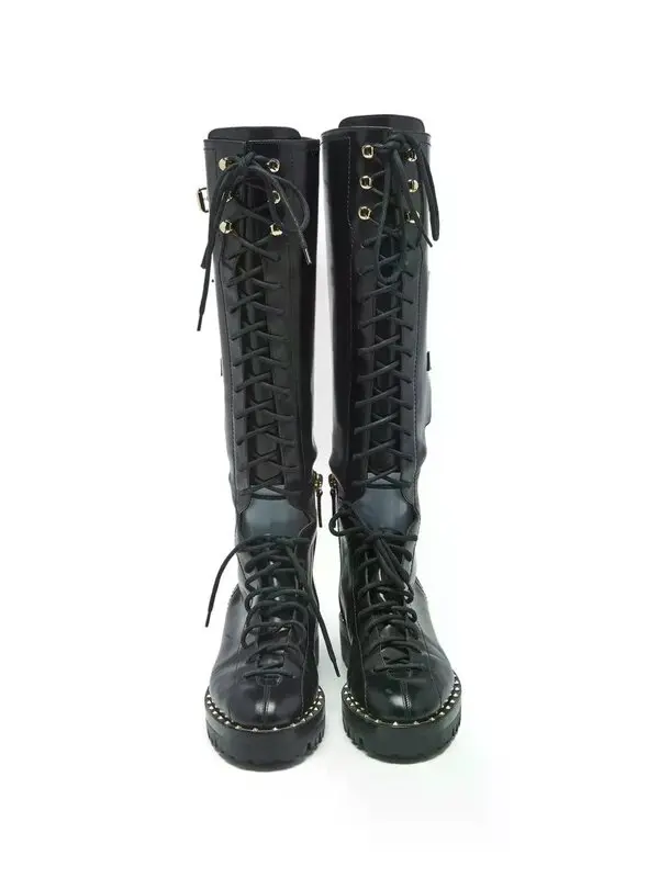 Valentino Garavani Soul Rockstud Lace-up Boots