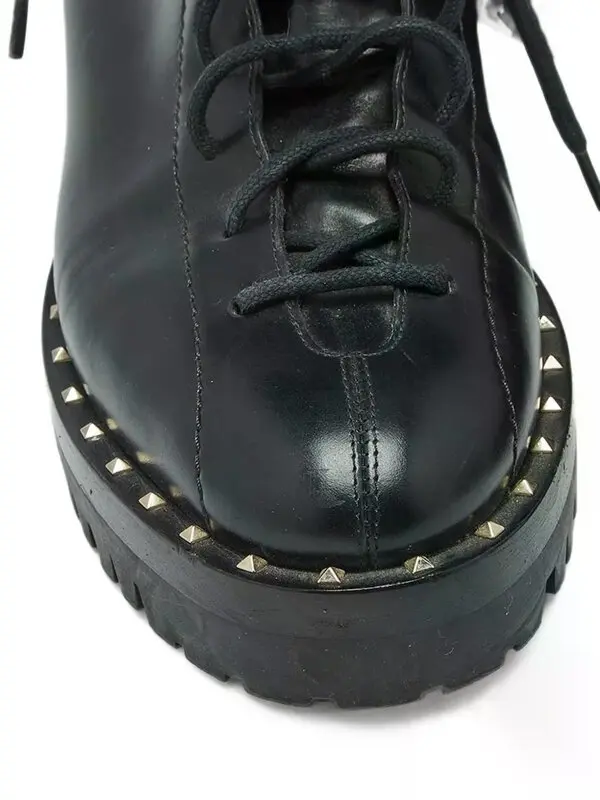 Valentino Garavani Soul Rockstud Lace-up Boots