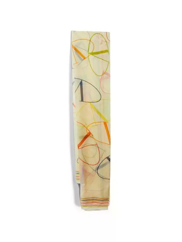 Valentino Garavani Vlogo-print Silk Scarf