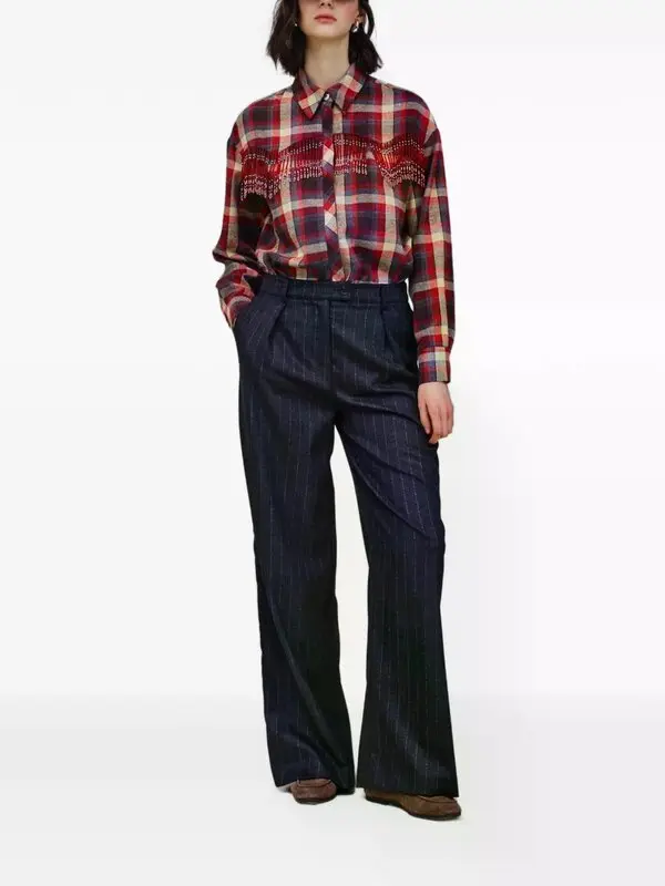 NENETTE Pinstripe-pattern Palazzo Pants