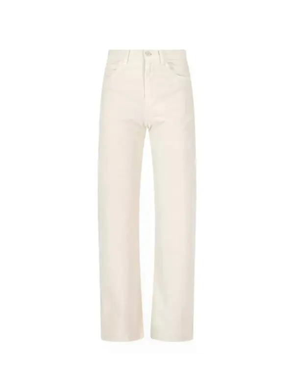 SLOWEAR Corduroy Straight-leg Trousers