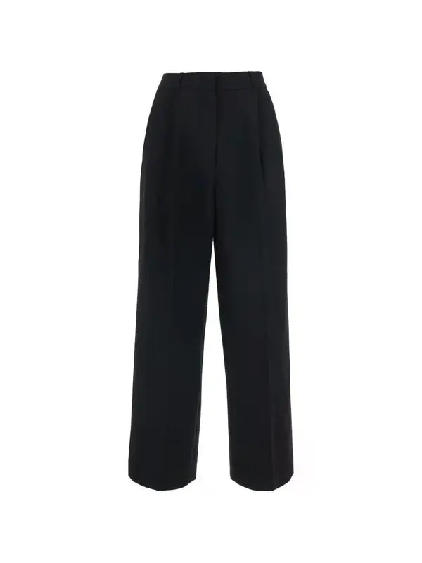 DUNST Pleated Wide-leg Trousers