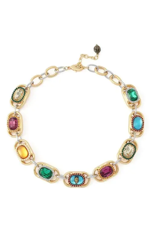 Kurt Geiger Crystal Chain Statement Necklace