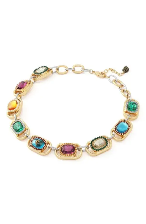 Kurt Geiger Crystal Chain Statement Necklace