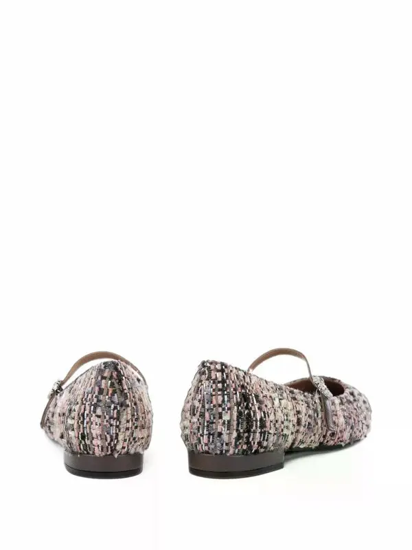 Roberto Festa Icaro Tweed Ballet Flats