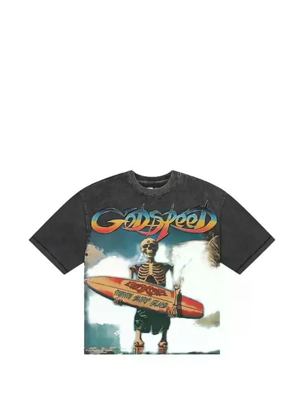 GODSPEED Graphic-print Washed T-shirt