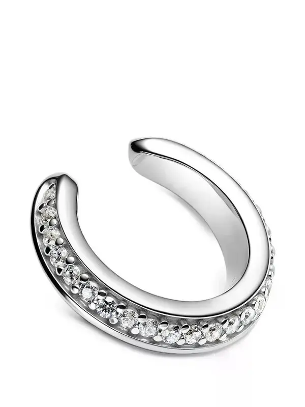 MARIA BLACK Curvo Pave Ear Cuff