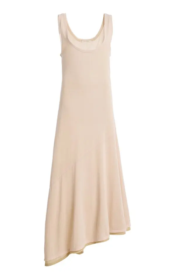 DIOTIMA Promenade Cotton-blend Midi Dress - Neutral