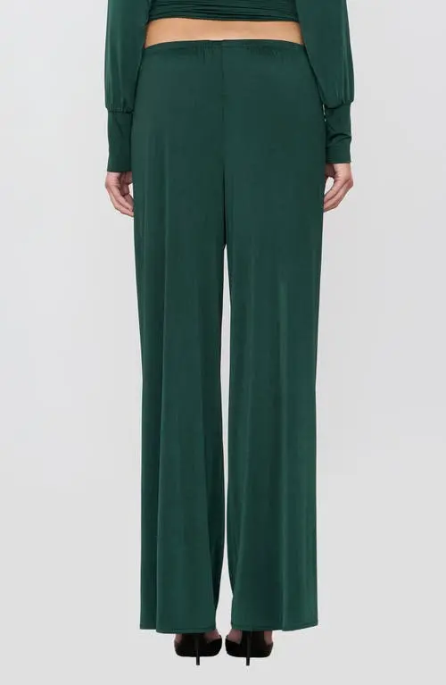 Eterne Rue Wide Leg Jersey Pants - Forest
