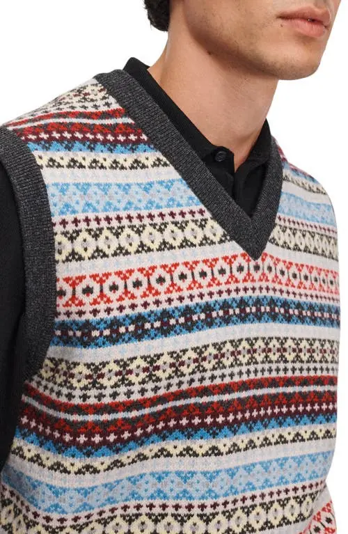 Rag & Bone Fair Isle Wool Vest