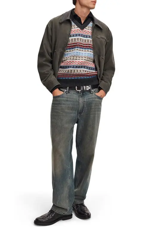 Rag & Bone Fair Isle Wool Vest