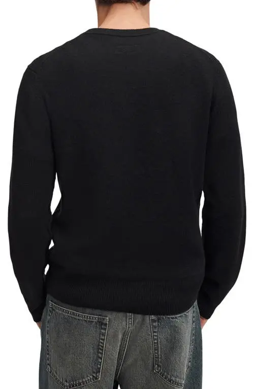 Rag & Bone 365 Merino Wool Crewneck Sweater - Black