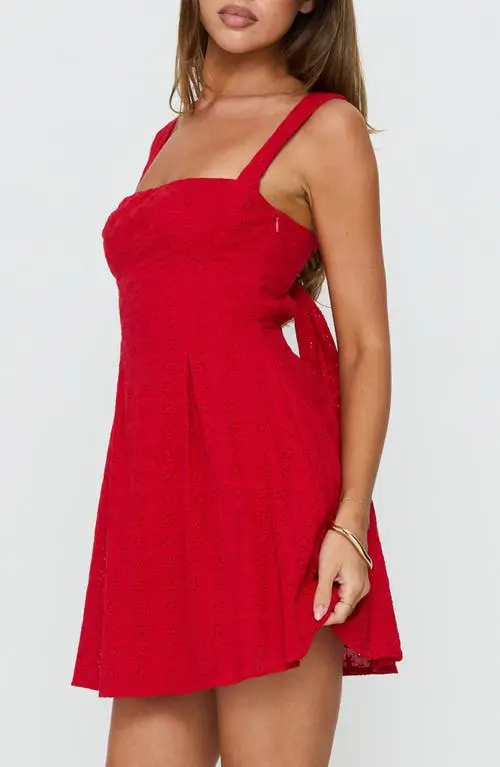 Princess Polly Xanthus Embroide Minidress