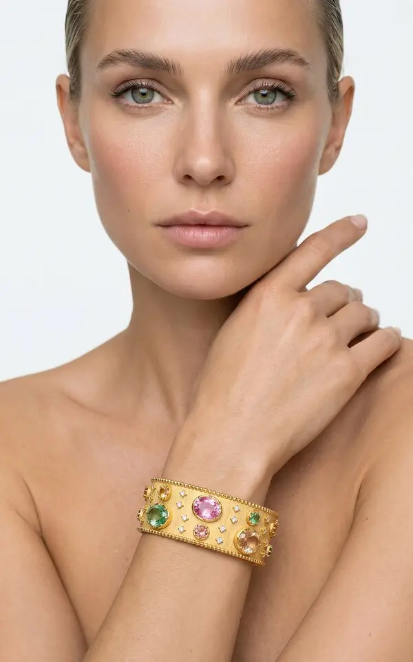 Sylvia Toledano 18k Yellow Gold Byzance Cuff