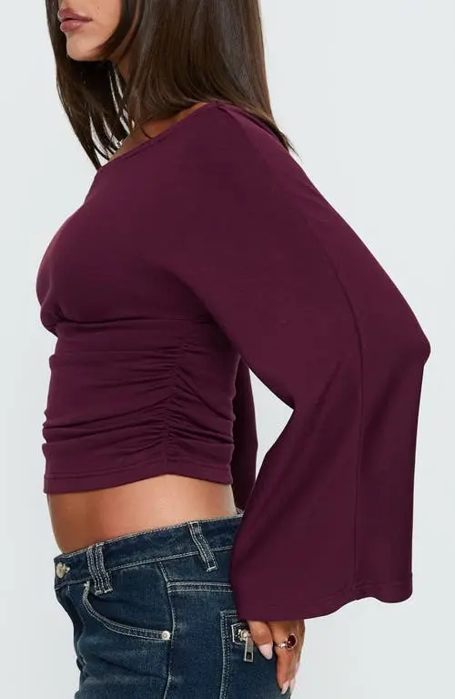 Princess Polly Anastasie Off The Shoulder Long Sleeve Top