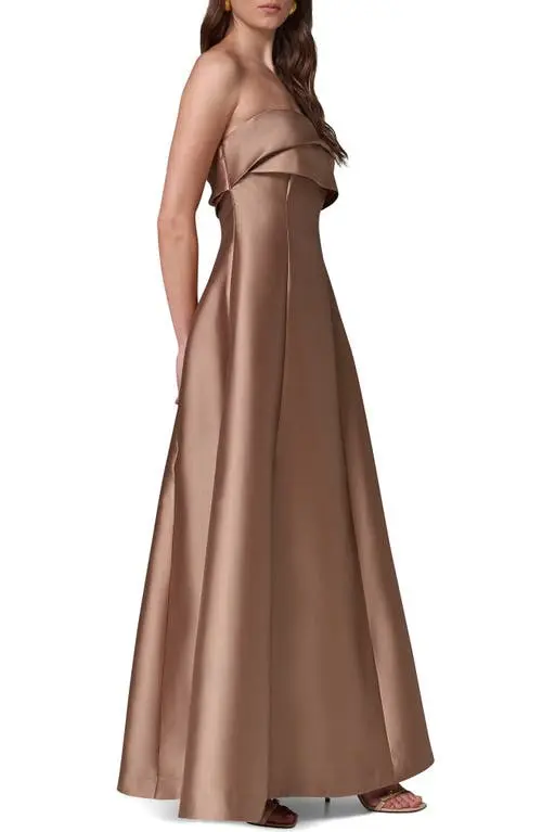 Donna Karan New York Strapless Mikado Gown