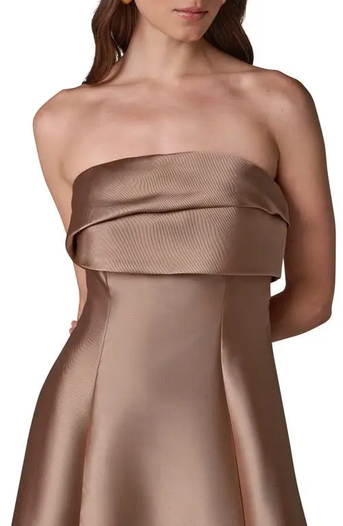 Donna Karan New York Strapless Mikado Gown