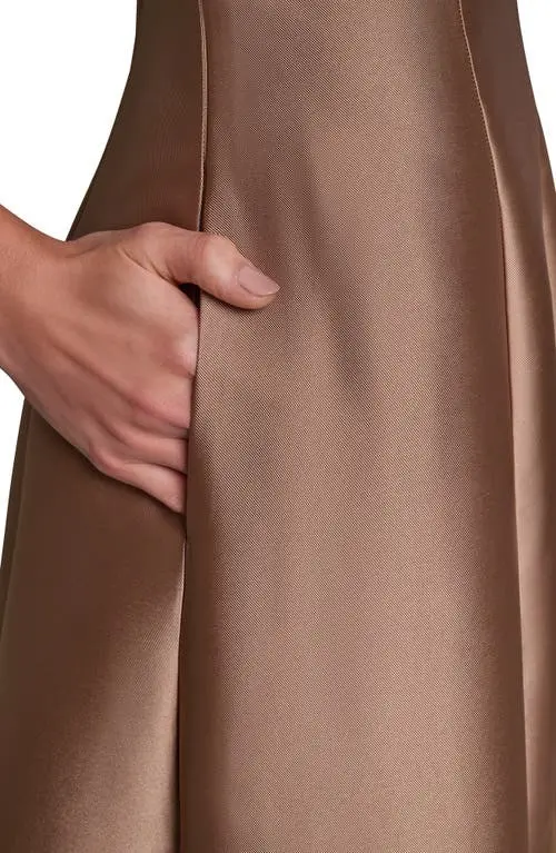 Donna Karan New York Strapless Mikado Gown