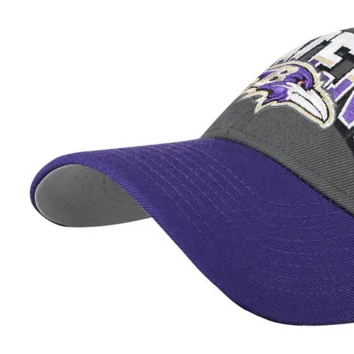 '47 Baltimore Ravens Split Block Mvp Adjustable Hat