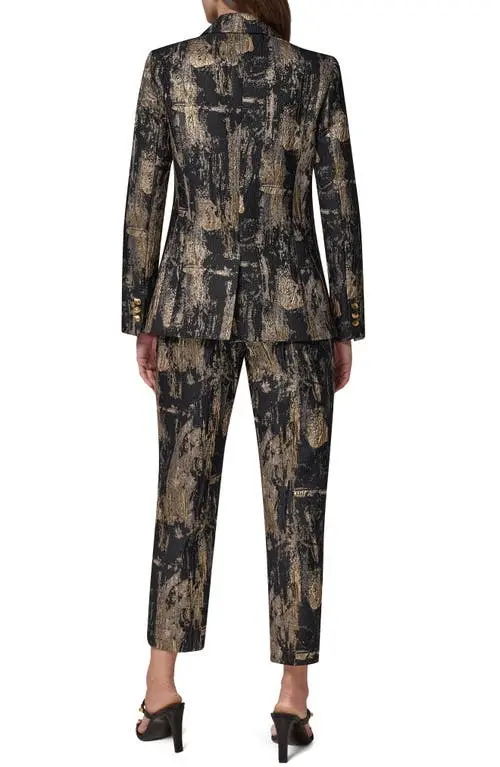 Donna Karan New York Metallic Peak Lapel Blazer