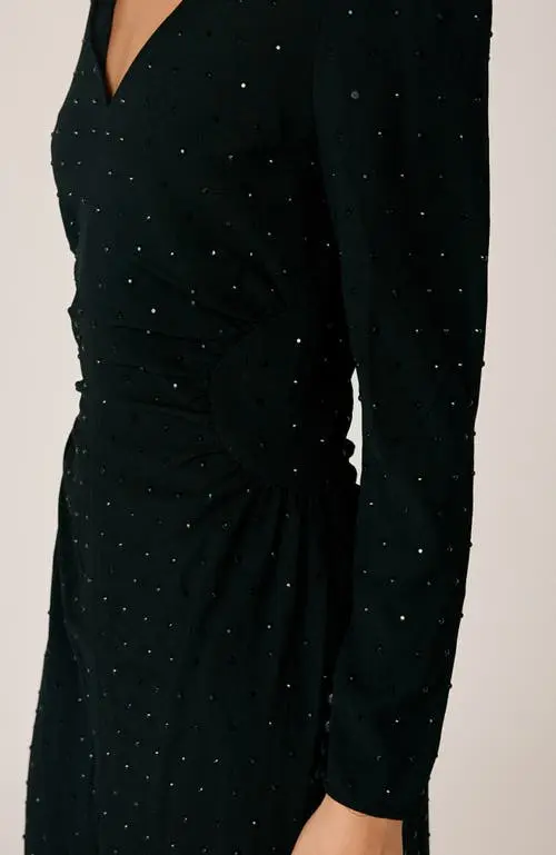 ALMA EN PENA Side Draped Dress