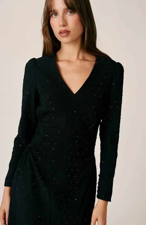 ALMA EN PENA Side Draped Dress