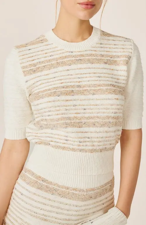 ALMA EN PENA Striped Knit Top