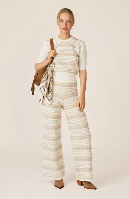 ALMA EN PENA Striped Knit Top