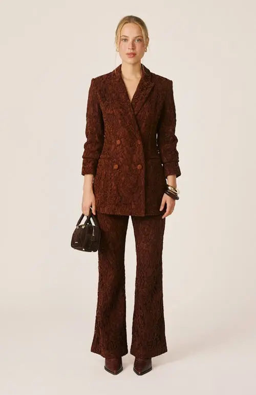 ALMA EN PENA Lace Flare Trousers
