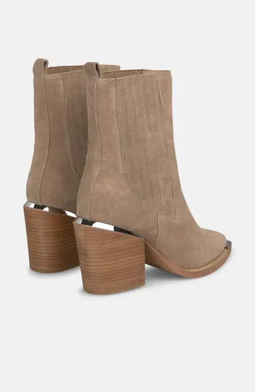 ALMA EN PENA Ankle Boots With Elastic - Vison