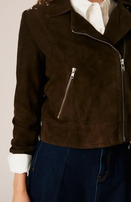 ALMA EN PENA Fringed Suede Jacket