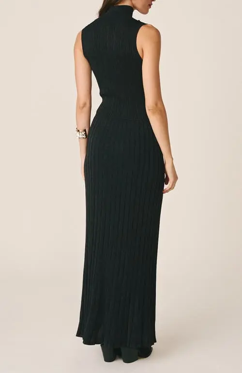 ALMA EN PENA Metallic Fitted Dress