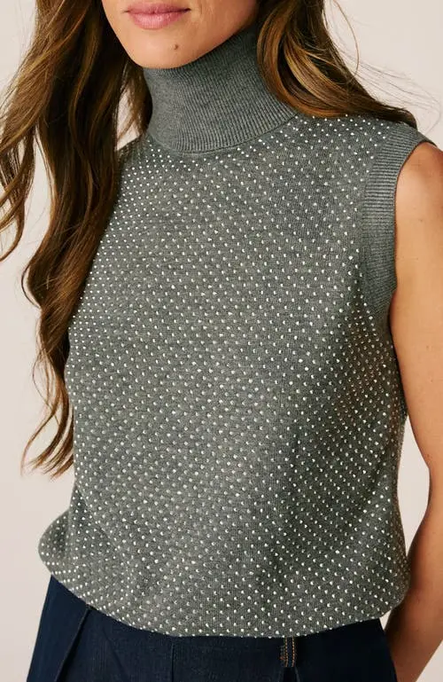ALMA EN PENA Turtleneck Knitted Jumper - Grey