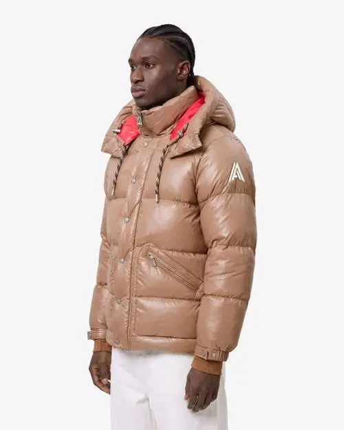 ALPENHAUS Montfort ¾ Length Relax-fit Puffer - Camel