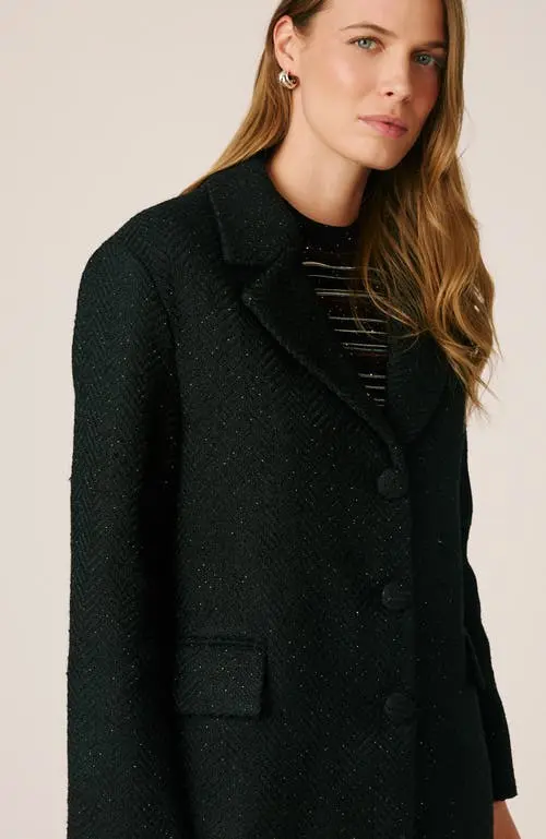 ALMA EN PENA Coat With Glitter