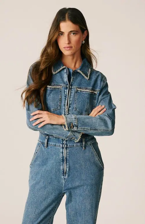 ALMA EN PENA Long Denim Overalls