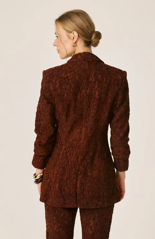 ALMA EN PENA Velvet Lace Blazer