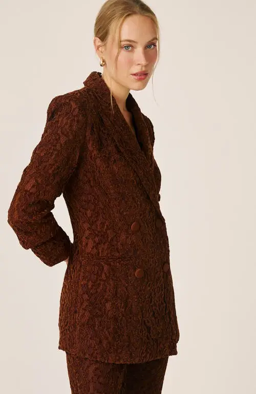 ALMA EN PENA Velvet Lace Blazer