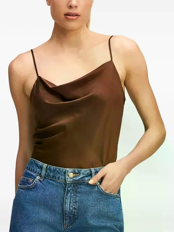Cinq À Sept Marta Cowl-neck Silk Top