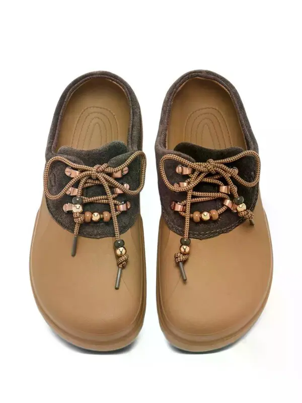 CROCS Axle Beaded Lace-up Mules