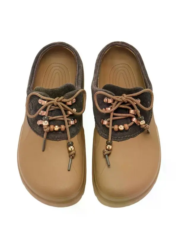 CROCS Axle Beaded Lace-up Mules