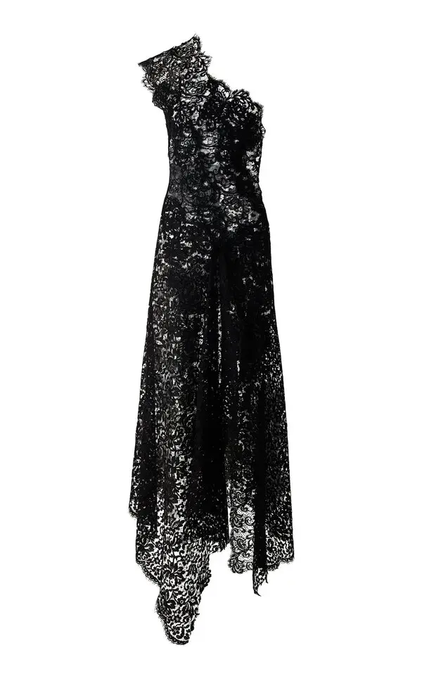KATE HUNDLEY Exclusive Spiral Lace Gown