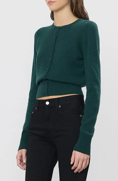Eterne Reese Cashmere Blend Cardigan - Forest