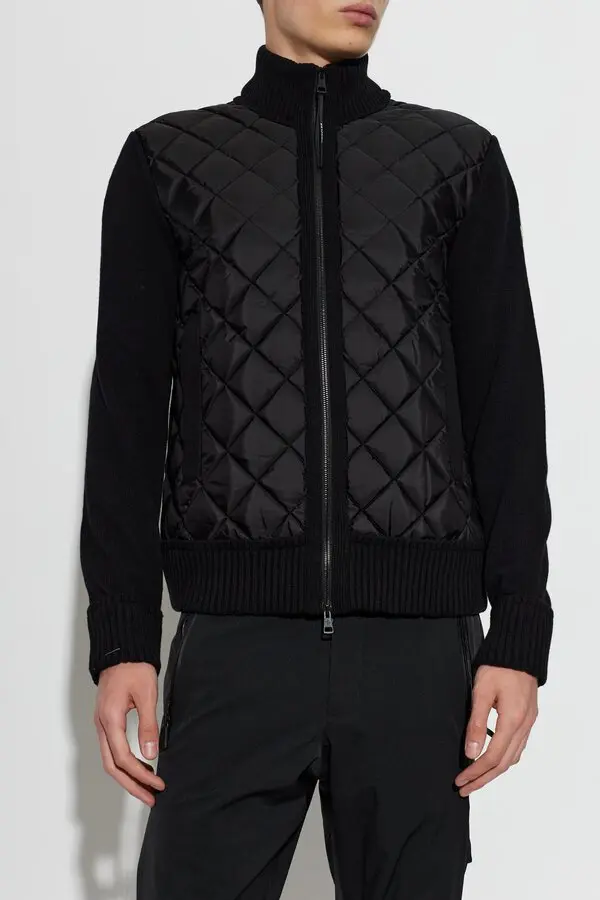 Moncler Quilted-front Cardigan