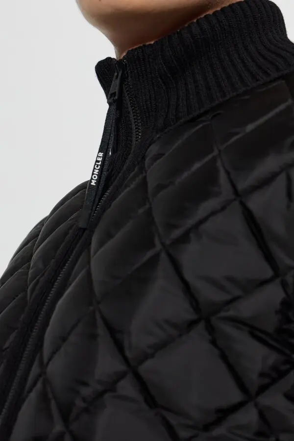 Moncler Quilted-front Cardigan